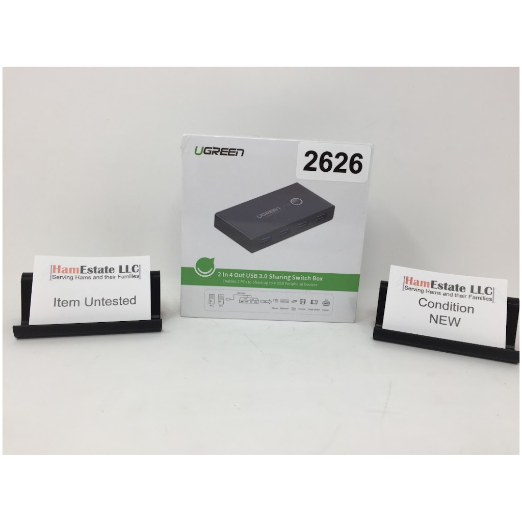 UGREEN 2 in 4 out USB 3.0 Sharing Switch Box | Ham Radio Estate Planning