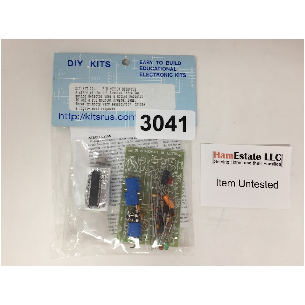 DIY KITS: Kit #30 PIR Motion Detector DIY | Ham Radio Estate Planning