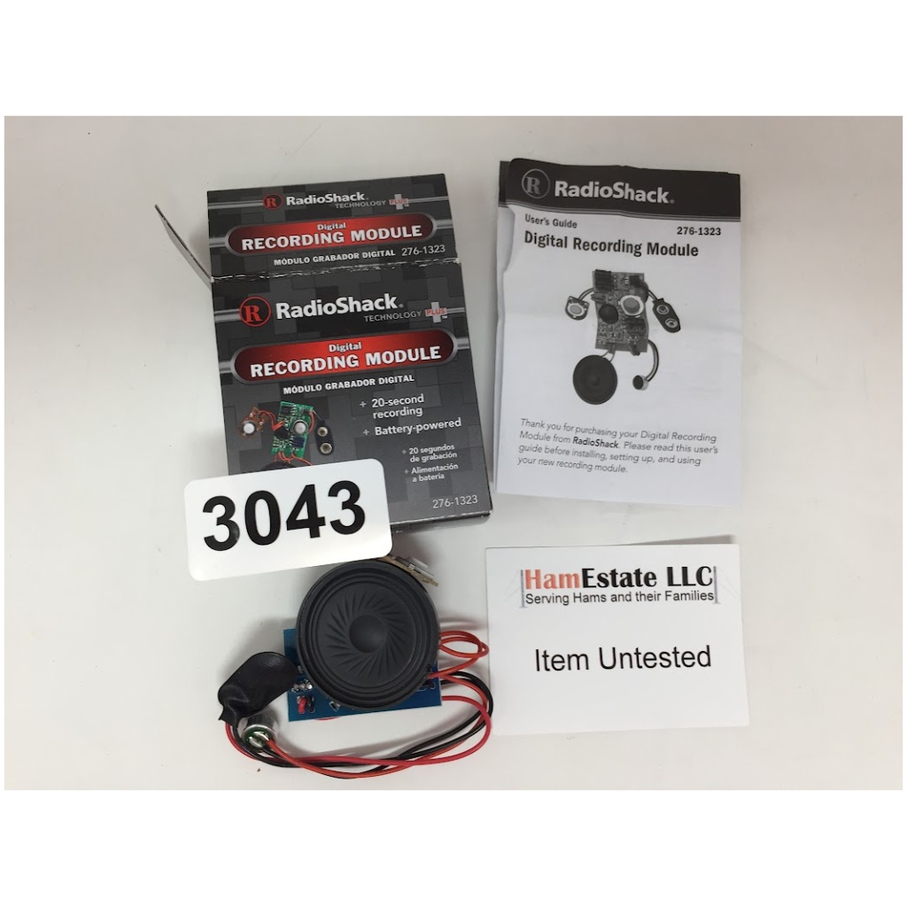 Radio Shack Digital Recording Module | Ham Radio Estate Planning