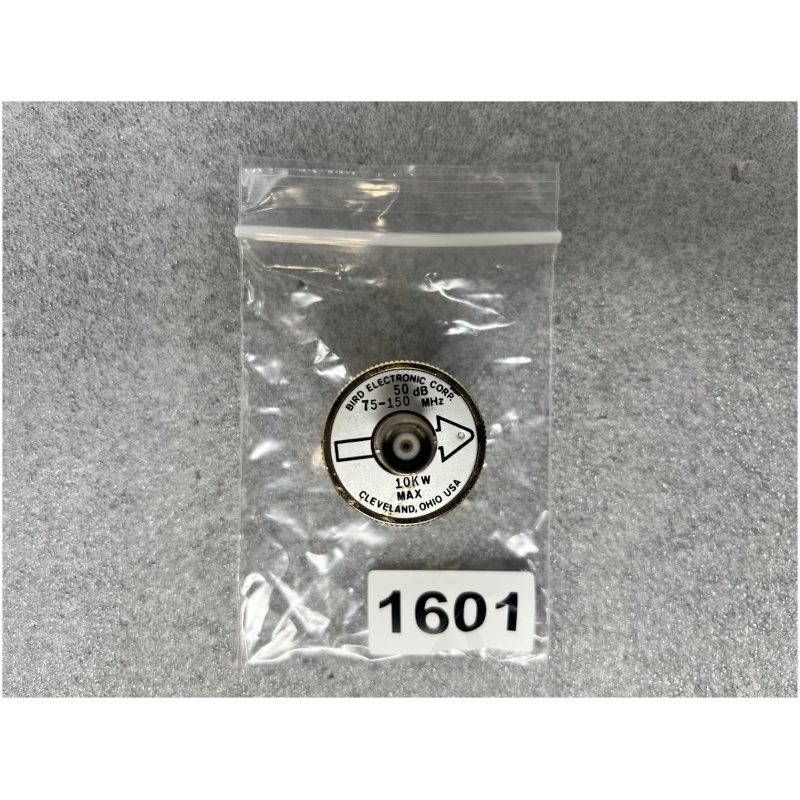 Bird Electronic Slug 50 dB 75-150 MHz 10Kw | Ham Radio Estate Planning