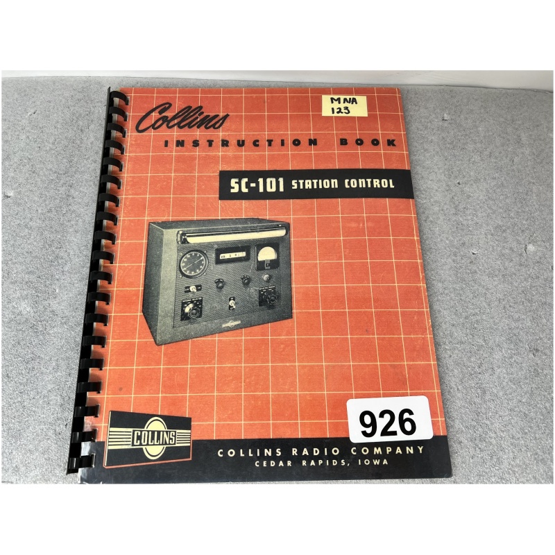 COLLINS SC-101 Station Control Instruction Manual | Ham Radio Estate ...