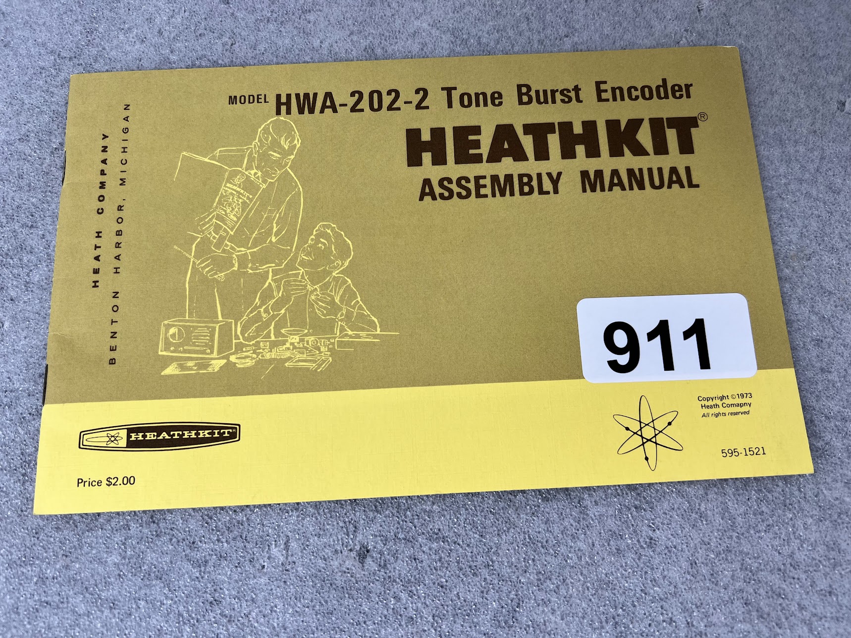 HEATHKIT Assembly Manual for the HWA-202-2 Tone Burst Encoder | Ham ...