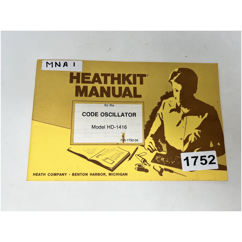 HEATHKIT Manual for HD-1416 Code Oscillator | Ham Radio Estate Planning